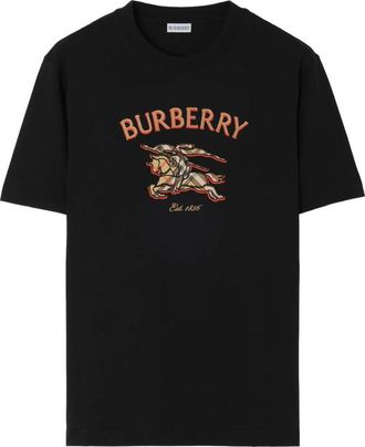 Burberry Knight Check Cotton T-shirt