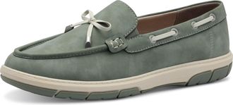 Jana Damen Slipper mit Schleife Vegan, Grün (Sage), 39 EU