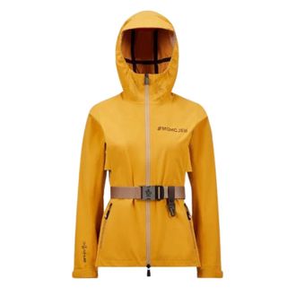 Moncler Femme, Vestes, Jaune, Taille: 40 FR Fex Hooded Shell Jacket