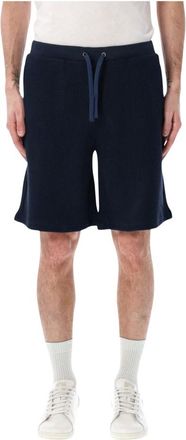 Emporio Armani Homme, Shorts, Bleu, Taille: XL Bermuda Short Waffle
