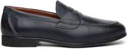 Nero Giardini Mocassin en cuir. Fabriqu&eacute; en Italie, bleu, 41.5 EU