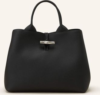 Longchamp Shopper Le Roseau schwarz