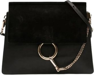 Chlo&eacute; Pre-owned Faye Sac bandouli&egrave;re - Femme - Pre-owned - Noir - Taille: ONE Size