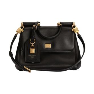 Dolce & Gabbana Petit sac &agrave; main My Sicily - Femme - Sacs - Noir - Taille: ONE Size