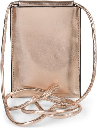styleBREAKER Umh&auml;ngetasche Handy Umh&auml;ngetasche Metallic