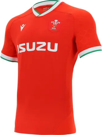 Macron 58125551 Wru M20 WRU M20 Home Pro Authentic Technical Body Fit Ss Sr, Rot, S Herren, Herren, 58125551, rot, XL