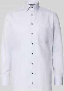 Olymp Regular Fit Businesshemd aus Baumwolle mit Kentkragen