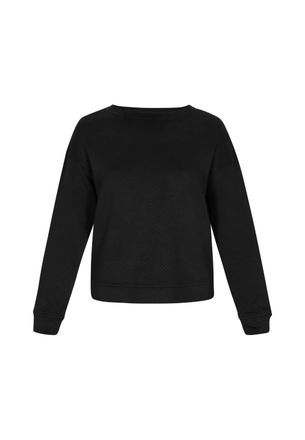 Faina Sweatshirt Frauen Schwarz