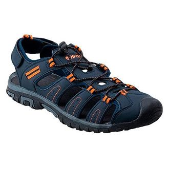 Hi-Tec Sandales TIORE - Homme (44 FR) (Bleu marine/Gris fonc&eacute;/Orange)