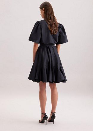 Seidensticker Sommerkleid Schwarze Rose V-Neck Uni