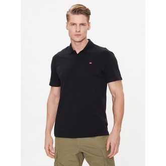 Napapijri Poloshirt Ealis NP0A4H8B Schwarz Regular Fit