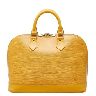 Louis Vuitton Pre-owned Cuir sacs-louis-vuitton - Femme - Pre-owned - Jaune - Taille: ONE Size