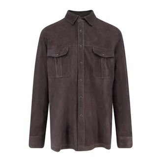 DFour Dfour, Homme, Chemises, Brun, Taille: M Df873 Chemise