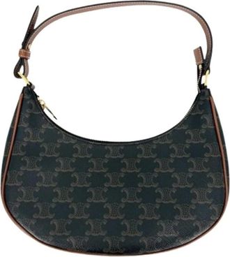 Celine Sac bandouli&egrave;re vintage Pre-owned - Femme - Pre-owned - Brun - Taille: ONE Size