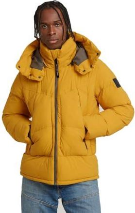 G-Star RAW Veste G- Whistler Padded Hooded 2.0 Homme Vestes, Jaune (dk spice D25345-D518-8171), XL