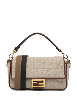 Fendi sac &agrave; bandouli&egrave;re baguette (2010-2024) - Marron