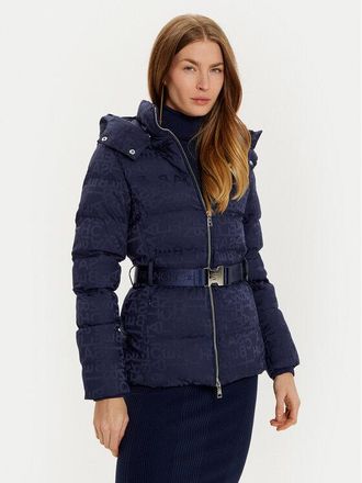 Elisabetta Franchi Übergangsjacke PI-70D-46E2-V300 Dunkelblau Regular Fit