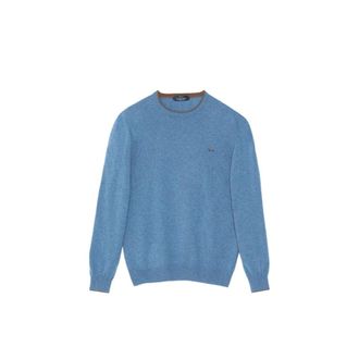 Harmont & Blaine Wollmischung Turtleneck mit Details - - Knitwear - Herren - Blau - XL