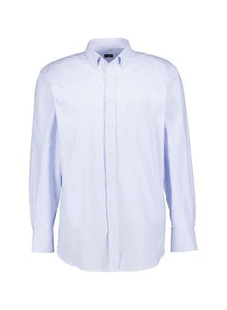 van Laack Herren Hemd blau gestreift Comfort Fit