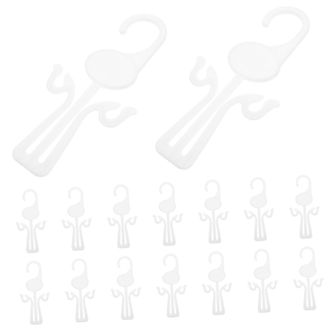 Cabilock 20 Stück Teiliges Schuhhaken Langlebigem PP Vielseitig für Sandalen Hausschuhe Platzsparender Schuhorganizer zum Aufhängen ohne Werkzeug Modernes Desi