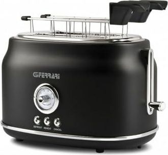 G3Ferrari G10134-Artista Toaster, 750 W, Edelstahl, Schwarz