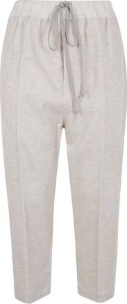 Rick Owens Femme, Pantalons, Blanc, Taille: 36 FR Cropped Pantalons