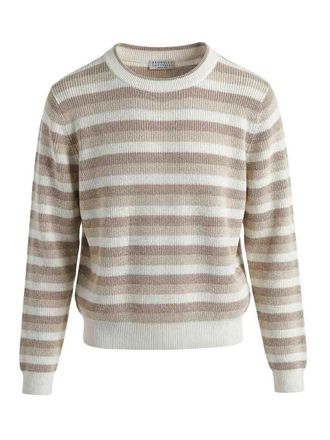 Brunello Cucinelli Pull Col Rond - Multicolore
