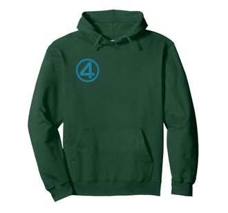 MARVEL Fantastic Four: First Steps 4 Chest Logo Costume Pullover Hoodie