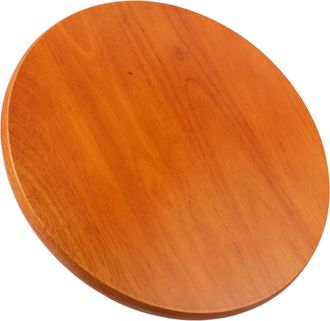 SOLUSTRE Runder Holzstuhl Sitzplatte Durchmesser Stabile Massivholz Sitzfläche Ersatz für Barhocker und Esszimmerstuhl Glatte Kanten für Komfortables Sitzen Vi