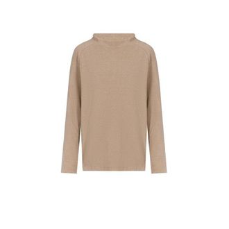 Hanro Baumwoll-Sweatshirt in Beige