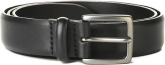 Orciani Homme, Accessoires, Noir, Taille: 105 CM Ceinture en cuir bross&eacute; avec boucle brunie