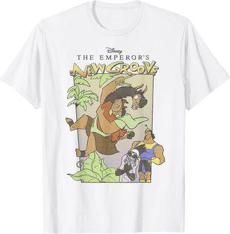 Disney The Emperors New Groove Group Shot Cartoon Poster T-Shirt