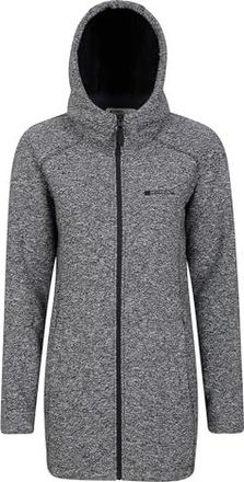 Mountain Warehouse Hoodie Femmes Nevis - Doux, Chaud, Doublure Polaire, Capuche Ajustable, Poches - Id&eacute;al par Temps Froid, Hiver Kaki Clair 36