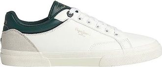 Pepe Jeans London Baskets Kenton Journey M pour Homme, Vert foncé, 7 UK