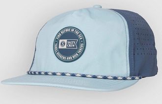 Salty Crew Topshot Snapback Cap castblue