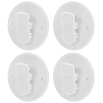 Amosfun 4 Pi&egrave;ces Clips adh&eacute;sifs pour la Fixation des Protections Anti-&eacute;claboussures, avec Support adh&eacute;sif