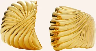 Missoma Missoma Ohrhänger Ripple Oversized Stud By Glambou gold