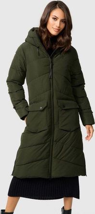 Marikoo Winterjacke Tomomii XVI warmer Winter Stepp Mantel mit Kapuze