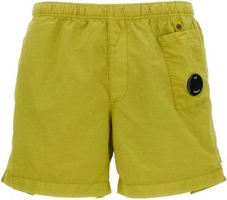C.P. Company C.p. Company, Homme, Maillots de bain, Jaune, Taille: XL Short de bain plat en nylon