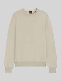 Boss Orange by Hugo Boss Regular Fit Strickpullover aus Baumwoll-Kapok-Mix Modell KLAPOK