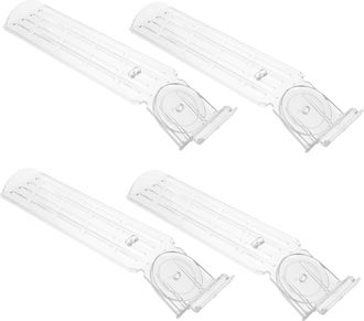 Valiclud 4 Stück Teiliges Transparentes Schuhdisplay Stabiles Schuhregal für Professionelle Schuhpräsentation Geeignet für Schuhgeschäfte Einkaufszentren und B