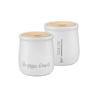 La Porcellana Bianca Die ehrlichen Gew&uuml;rzdosen Geschenkbox, Steingut