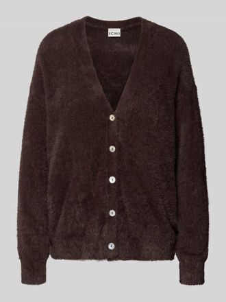 Ichi Strickjacke mit durchg&auml;ngiger Knopfleiste Modell BRULA