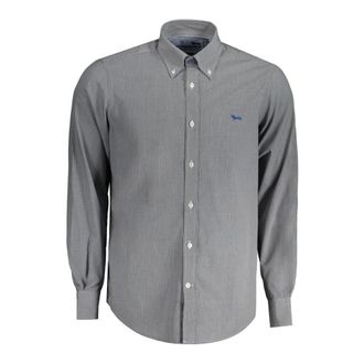 Harmont & Blaine Homme, Chemises, Bleu, Taille: S Chemise &agrave; carreaux bleue &agrave; manches longues
