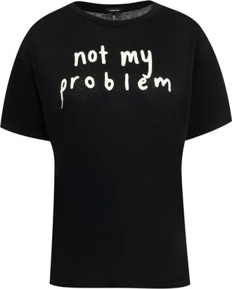 R13 t-shirt Not My Problem - Noir