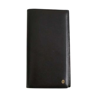 Cartier Portefeuille en cuir noir
