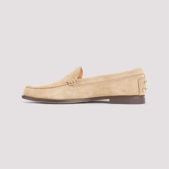 Tod's Suede Loafers With Subtle Stitching - Gr. 37,5 (EU) - in Beige