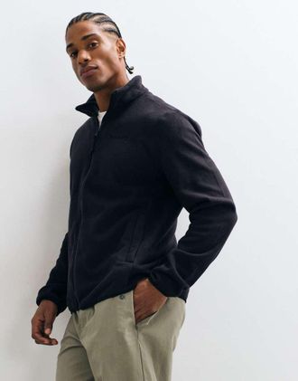 Timberland polaire zipp&eacute;e int&eacute;gralement noire