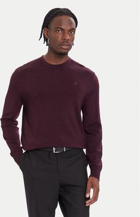 Calvin Klein Pullover LV04LB305G Dunkelrot Regular Fit