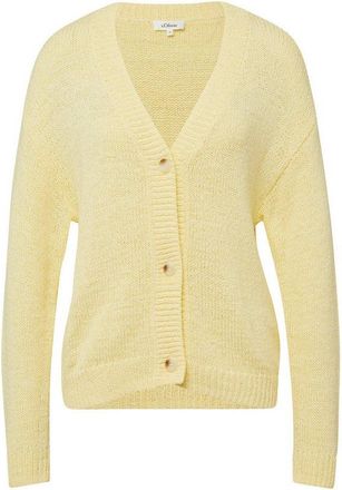 s.Oliver Cardigan Strickjacke Strickjacke aus B&auml;ndchengarn im Relaxed Fit